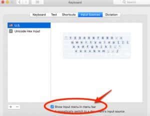 Show Input Menu In Menu Bar Mac The Internet Patrol