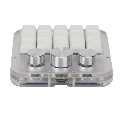 HamGeek Macro Custom Keyboard Mechanical Keyboard Transparent Shell RGB Light Keys