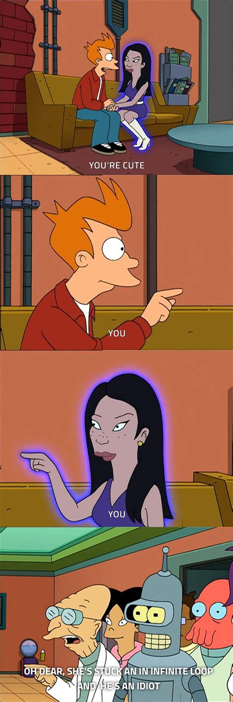 Shes Stuck In An Infinite Loop Rfuturama