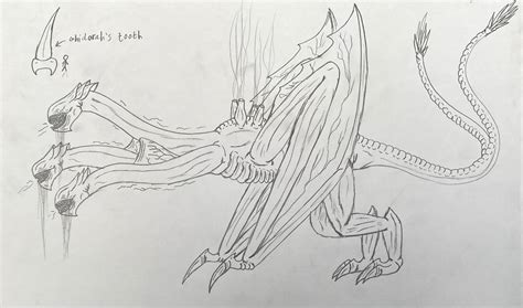 Godzilla Dawn Of Mutation Ghidorah Redesign By Sytrosianoverlord40k