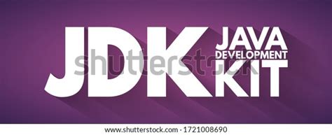 Jdk Java Development Kit Acronym Technology Stock Vector Royalty Free 1721008690 Shutterstock