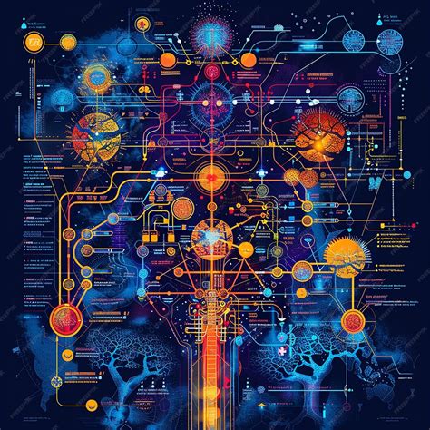 Intricate Flowchart Of A Quantum Algorithm Premium Ai Generated Image