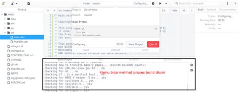 membuat program hello world dengan vala ~ deriload