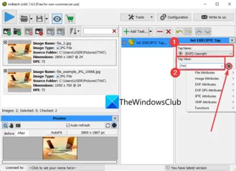 Batch Edit EXIF Data Of Images With Batch EXIF Editor Software For PC