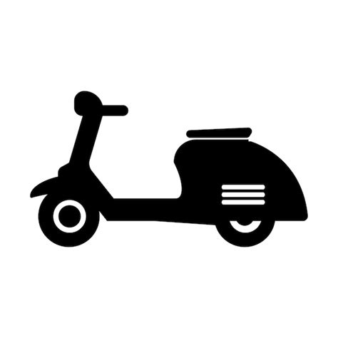 Premium Vector | Scooter motobike icon