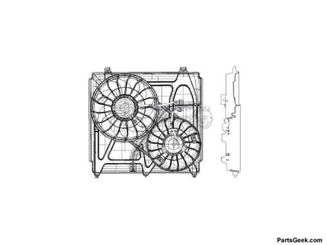Kia Sorento Radiator Fan Cooling System Dorman Tyc Action Crash Diy Solutions Autopart
