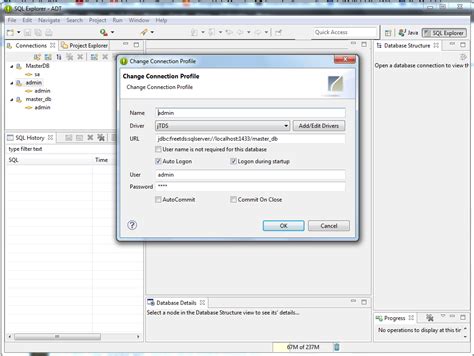 Eclipse Adt And Jdts Configuring With Sql Server 2012 Stack Overflow