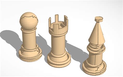 3d Design Chess Set Tinkercad 3d Design Chess Set Tinkercad