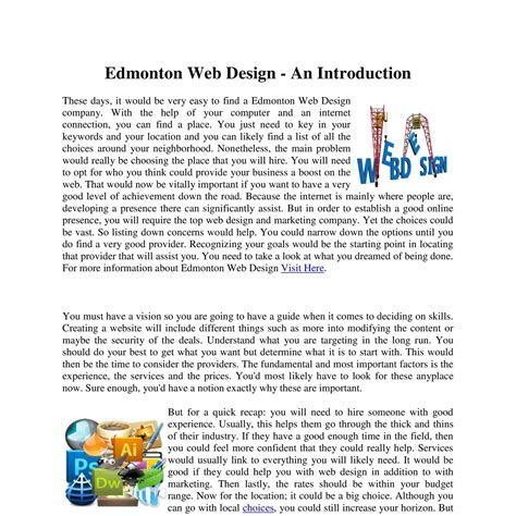 Edmonton Web Design An Introductiondocx Docdroid
