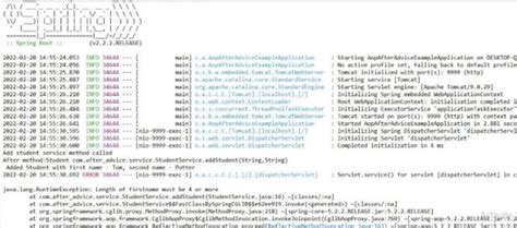 Spring Boot Aop After Advice Geeksforgeeks