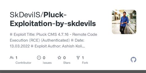 Github Skdevilspluck Exploitation By Skdevils Exploit Title