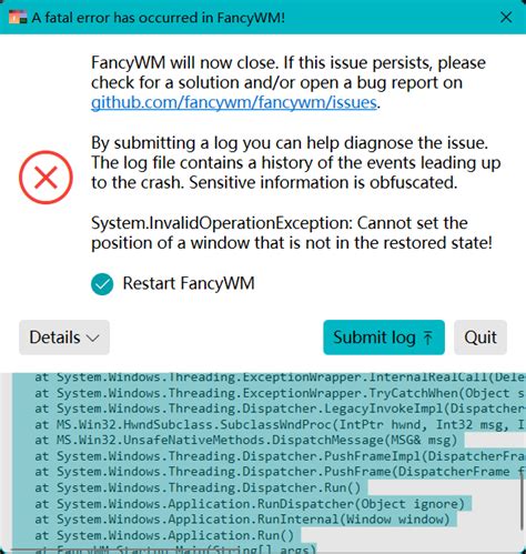 Crash When Trying To Move Focused Window To Another Monitor · Issue