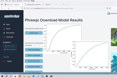simple example of kinetic dissolution of calcite with phreeqc and