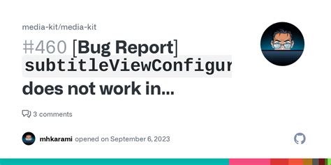 Bug Report `subtitleviewconfiguration` Does Not Work In Fullscreen