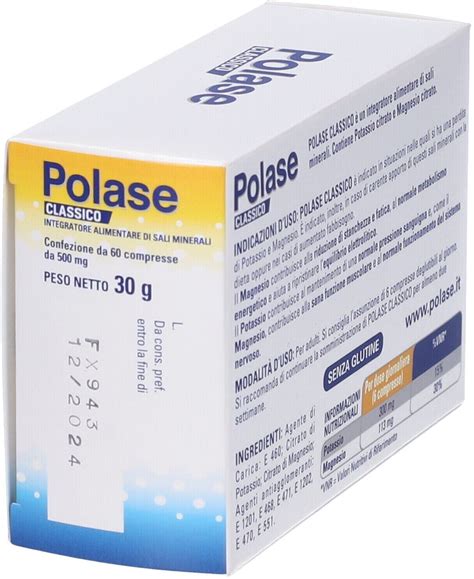 Glaxosmithkline Polase Classico Senza Zucchero 60 Cpr A € 1250 Oggi