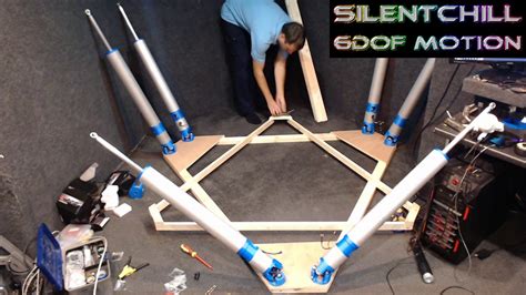 Building A Diy 6dof Simulator Part 2 Base And Mounting Actuators Youtube