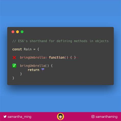 Samantha Ming On Linkedin Awesome Js Tip That Helps You Type Less 👍