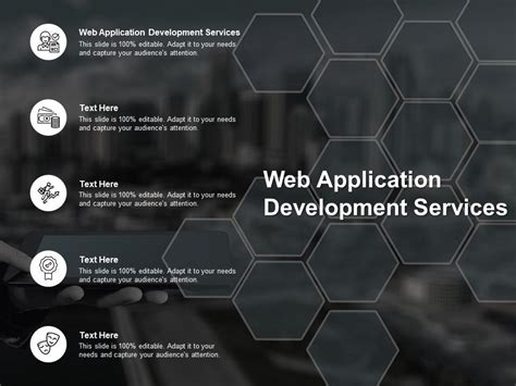 Web Application Development Services Ppt Powerpoint Presentation Icon Gridlines Cpb