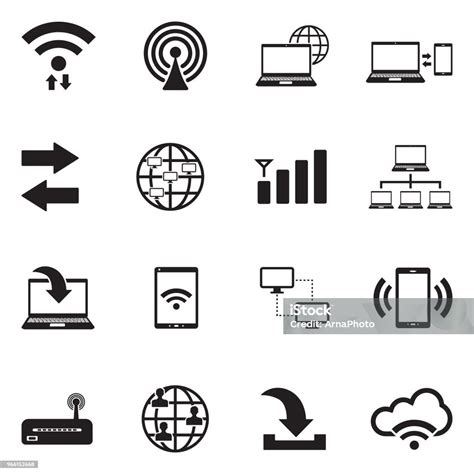연결 아이콘입니다 블랙 플랫 디자인입니다 벡터 일러스트입니다 검은색에 대한 스톡 벡터 아트 및 기타 이미지 검은색 교환 네트워크 서버 Istock