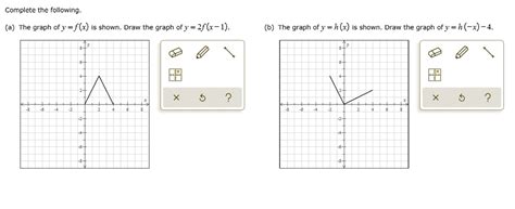 solved a the graph of y f x is shown draw the graph of y 2f x