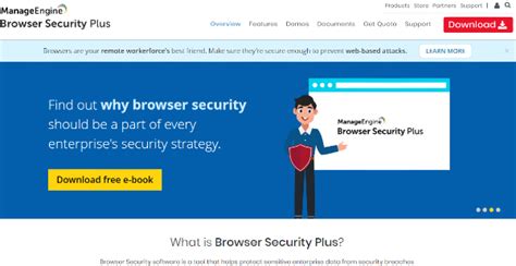 Manageengine Browser Security Plus Reviews Pricing And Software Features 2024