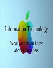 Understanding Computers Types And Functions For Everyday Use Course Hero