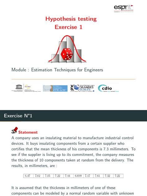 Exercise 1 Pdf Variance Standard Deviation