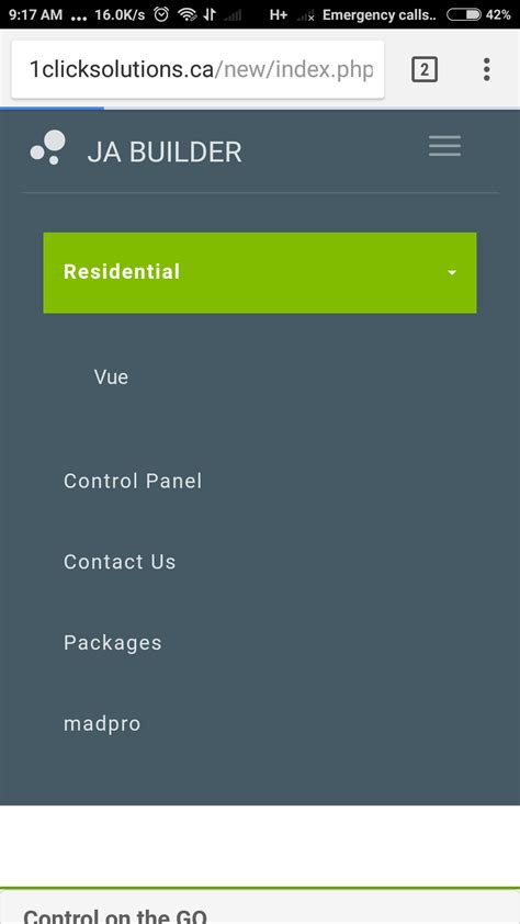 sub menu items in header not working on mobile joomlart