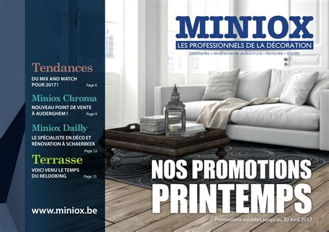 Promotions Printemps Miniox By Miniox Issuu
