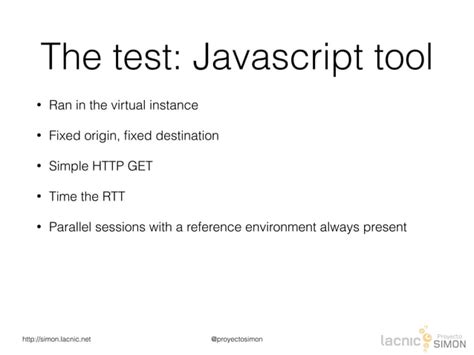 Measuring Latency From The Browser Ppt