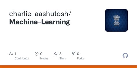 Github Charlie Aashutoshmachine Learning