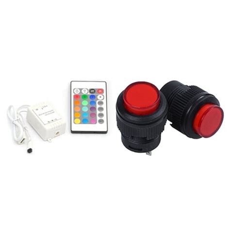 24 Button Wireless Rgb Led Light Controller Ir Remote 12v Dimmer With 2