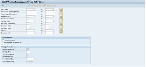 Ml83 Sap Tcode Message Processing Service Entry