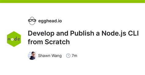 Develop And Publish A Nodejs Cli From Scratch