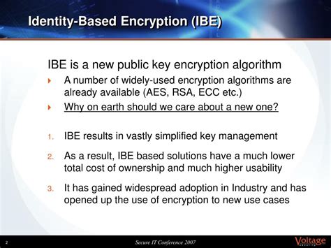 Ppt Pki And Identity Based Encryption Secure It Conference 2007