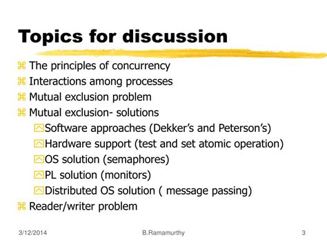 Ppt Concurrency Mutual Exclusion And Synchronization Powerpoint