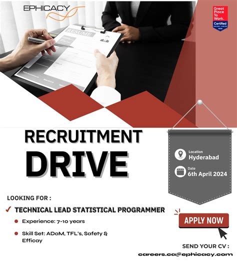 ephicacy on linkedin recruitmentdrive statisticalprogramming