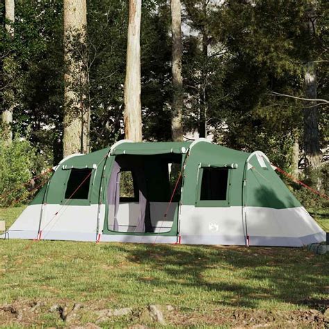Vidaxl Tunnel Tent For 6 People 4009416 Green Ab 19276