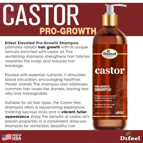 Difeel Elevated Castor Pro Growth Shampoo 33 Oz Difeel Find Your
