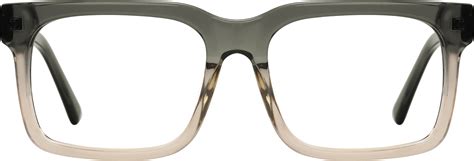 Alfred Rectangle Two Tone Eyeglasses Fytoo Optical