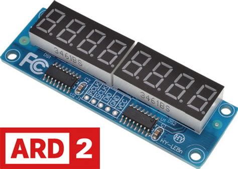 Digit Led Display Module Arduino Compatible Wiltronics