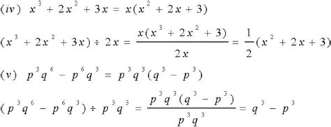 Ncert Class 8 Maths Factorisation Chapter 143 Divide The Given