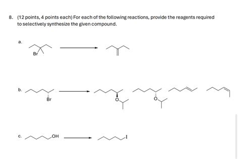 Solved (12 ﻿points, 4 ﻿points each) ﻿For each of the | Chegg.com