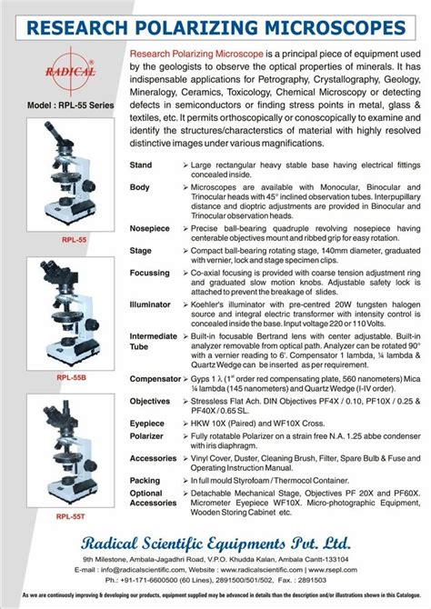 Radical Research Polarising Microscope At Rs 72500 In Ambala Id Radical Research Polarising Microscope At Rs 72500 In Ambala Id