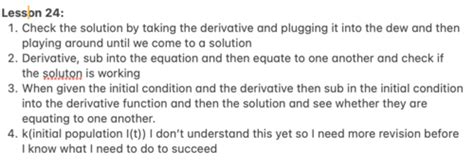 Differential Equations Flashcards Quizlet