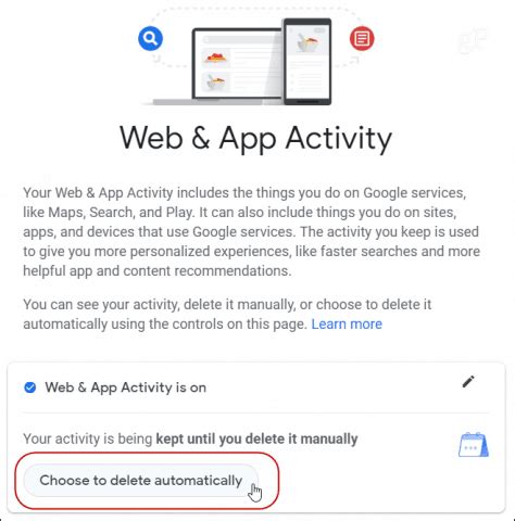 How To Make Google Auto Delete Your Location And Web Activity Data