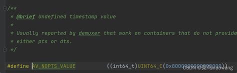 Ffmpeg 获取视频ptsffmpeg Pts Csdn博客