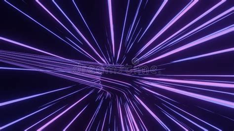 3d Render Motion Line Of Speed And Power Or Light Trails High Speed