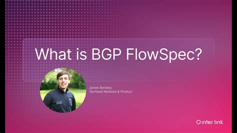 What Is Bgp Flowspec Youtube