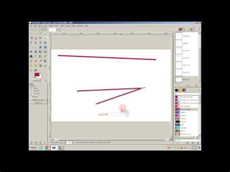 GIMP Quick Tips Drawing Lines YouTube